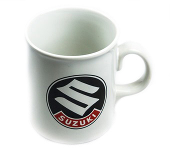 Suzuki White Mug | National Motorcycle Museum