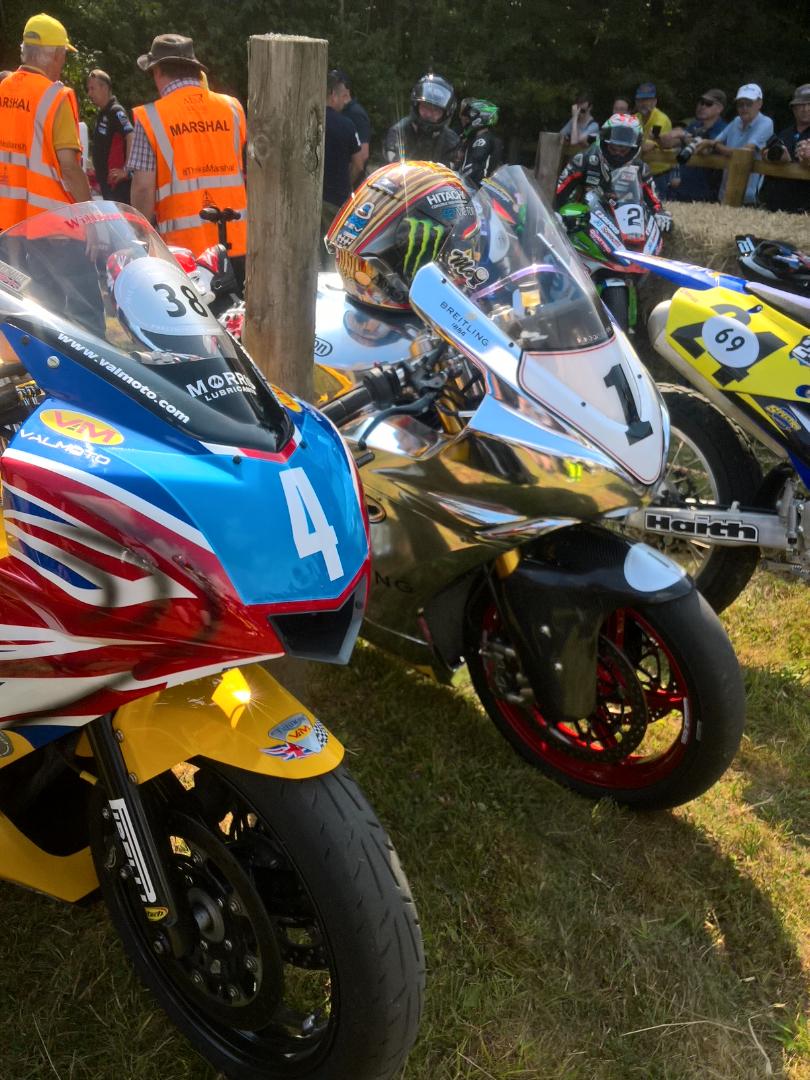John McGuinness race bikes old and new… | National Motorcycle Museum